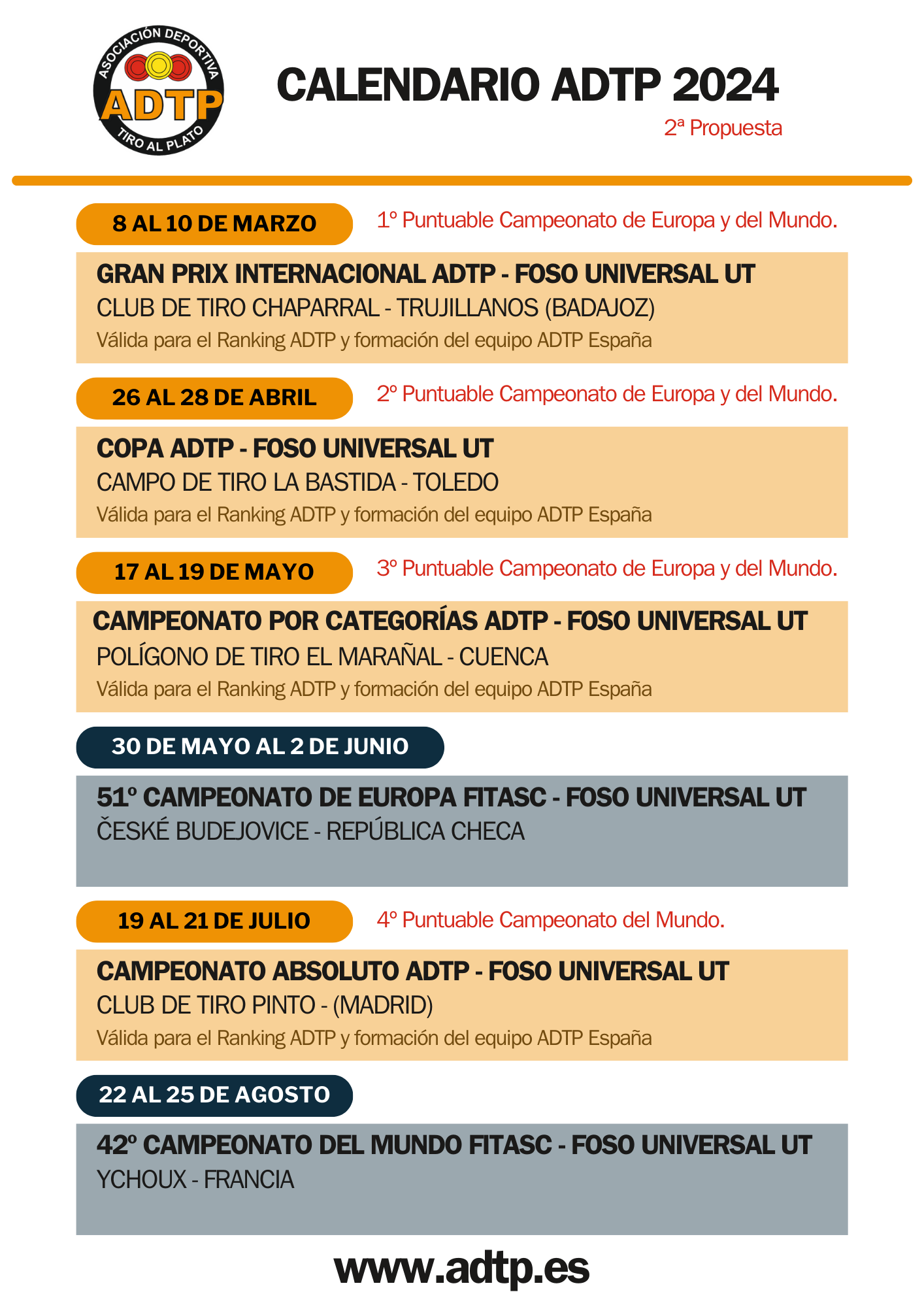 Calendario ADTP 2024 – ASOCIACIÓN DEPORTIVA DE TIRO AL PLATO